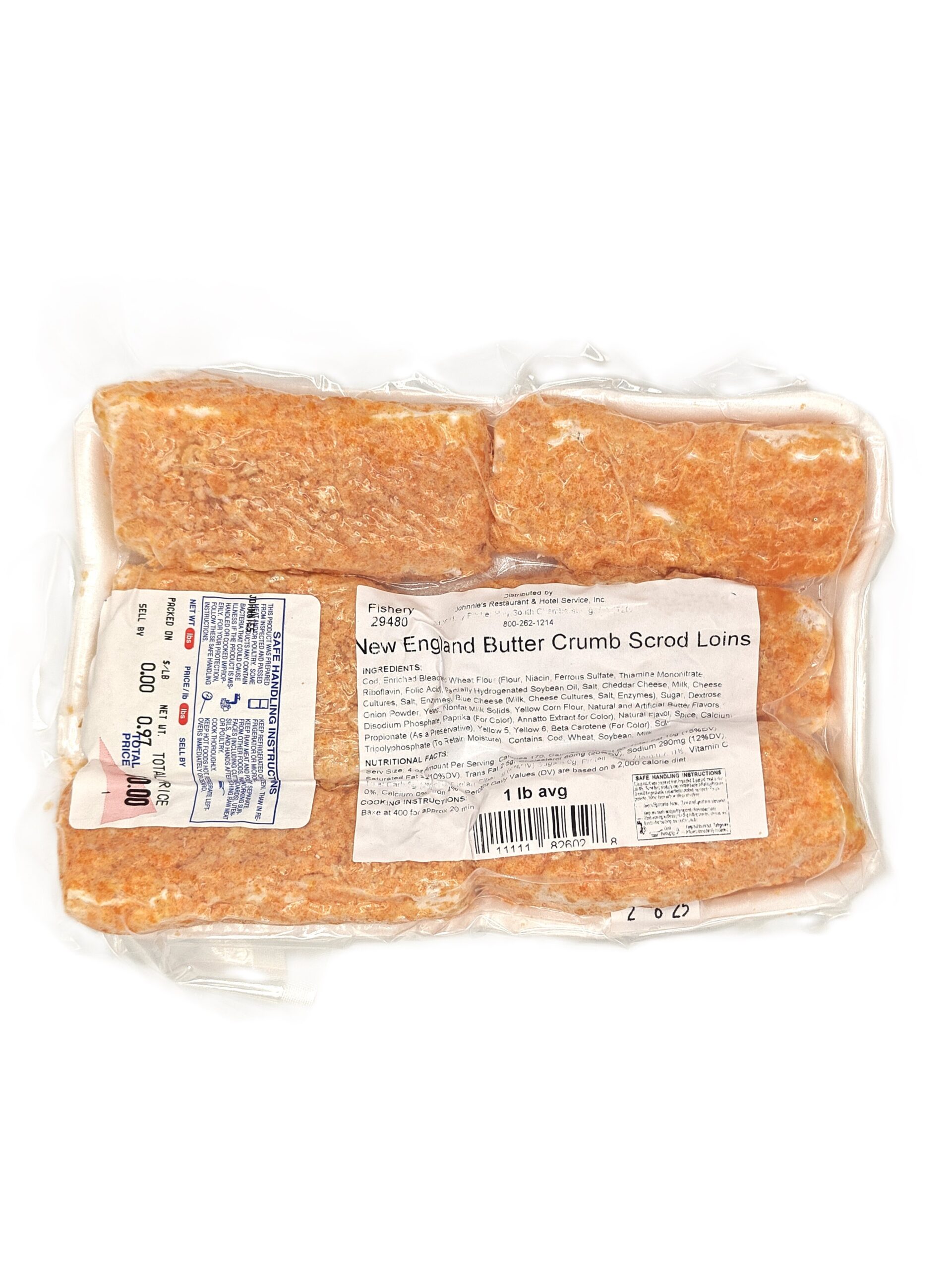 82600 – NEW ENGLAND BUTTER CRUMB SCROD LOINS – Johnnies Restaurant and ...
