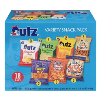 32828 – UTZ VARIETY SNACK PACK – Johnnies Restaurant and Hotel Service ...