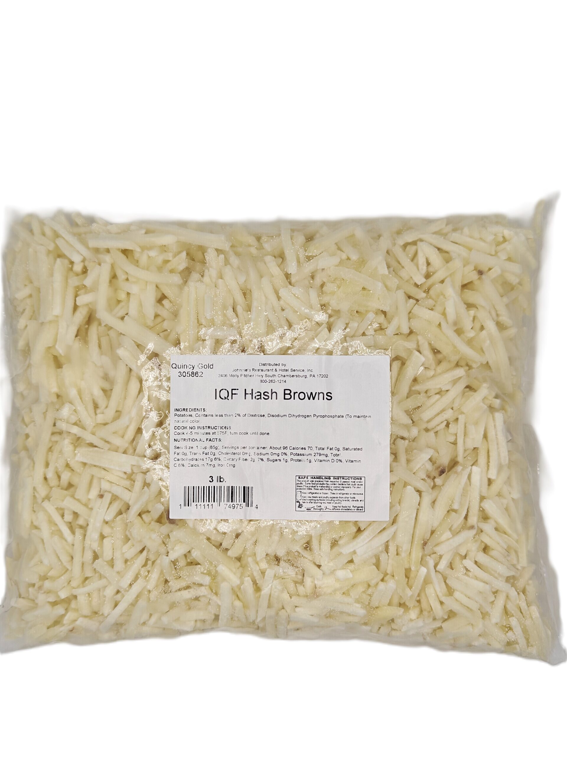 74974 – SHREDDED HASH BROWNS – Johnnies Restaurant and Hotel Service, Inc.